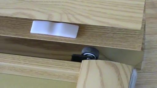 衣柜移动门定位器你家安装了嘛