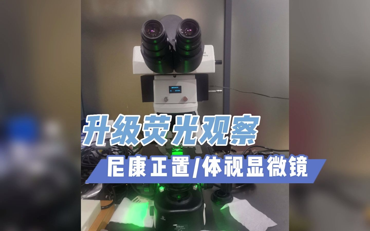 尼康体视/正置显微镜简单且高性价比升级荧光观察
