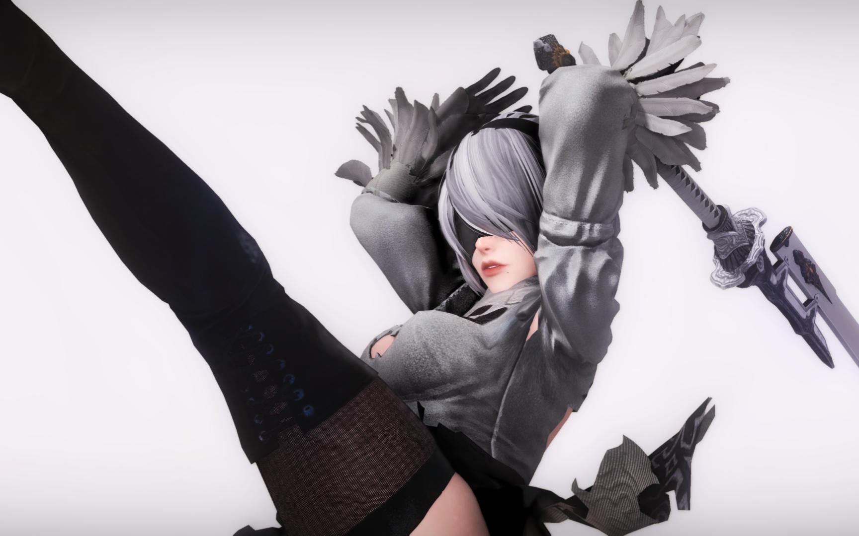 【上古卷轴5】尼尔2b全系列MOD全收集