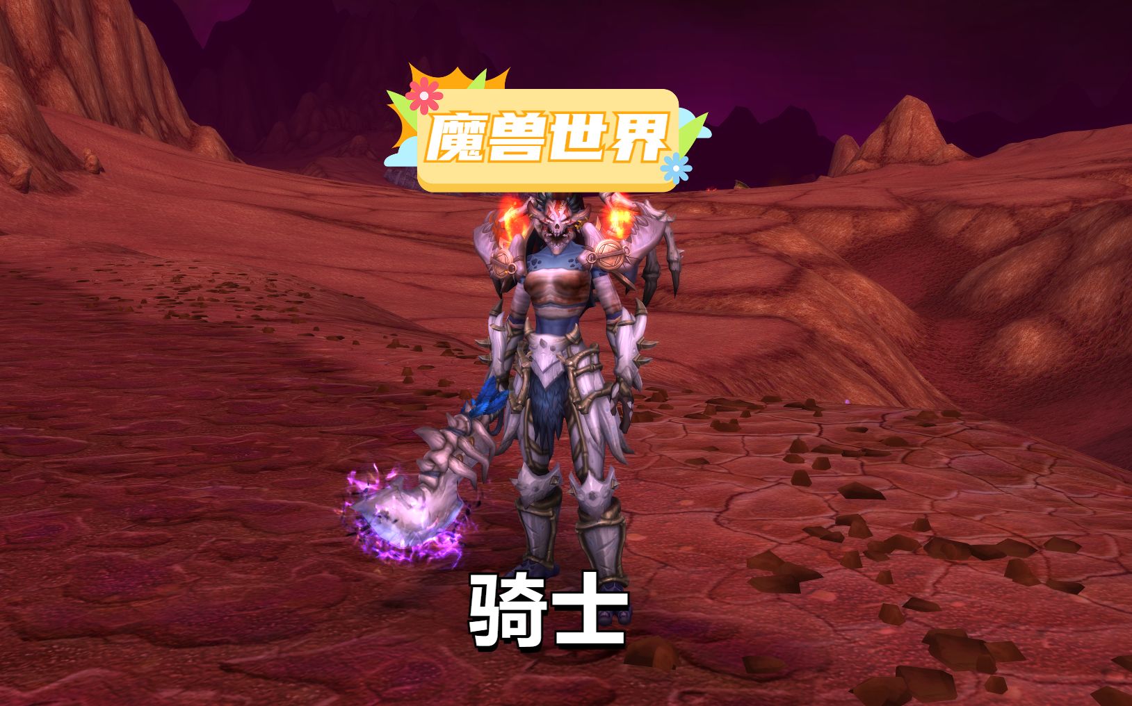 魔兽世界:圣骑士幻化,白骨骑士!_哔哩哔哩bilibili_魔兽世界_游戏杂谈