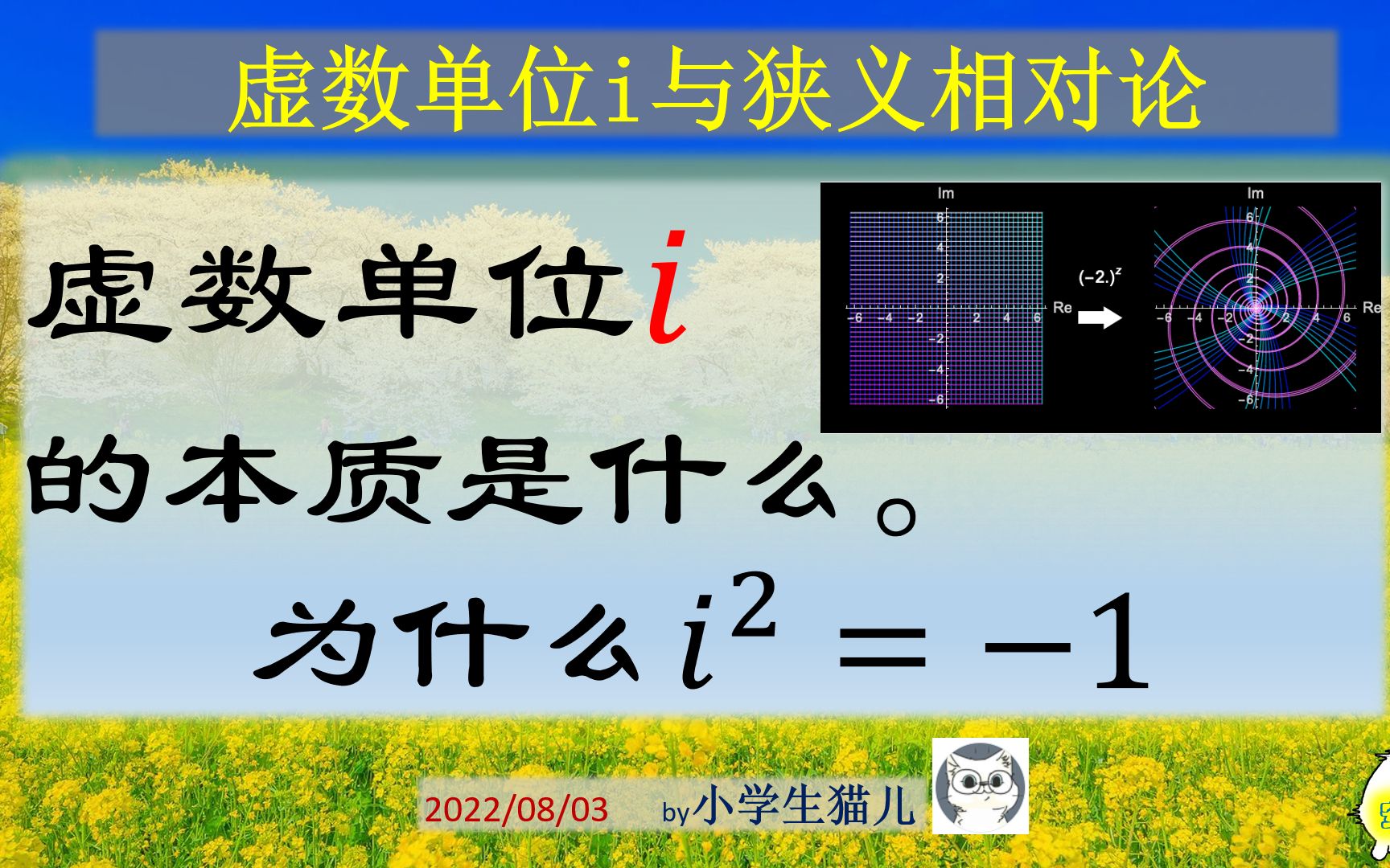 【虚数与宇宙起源】深刻揭秘虚数单位i的本质