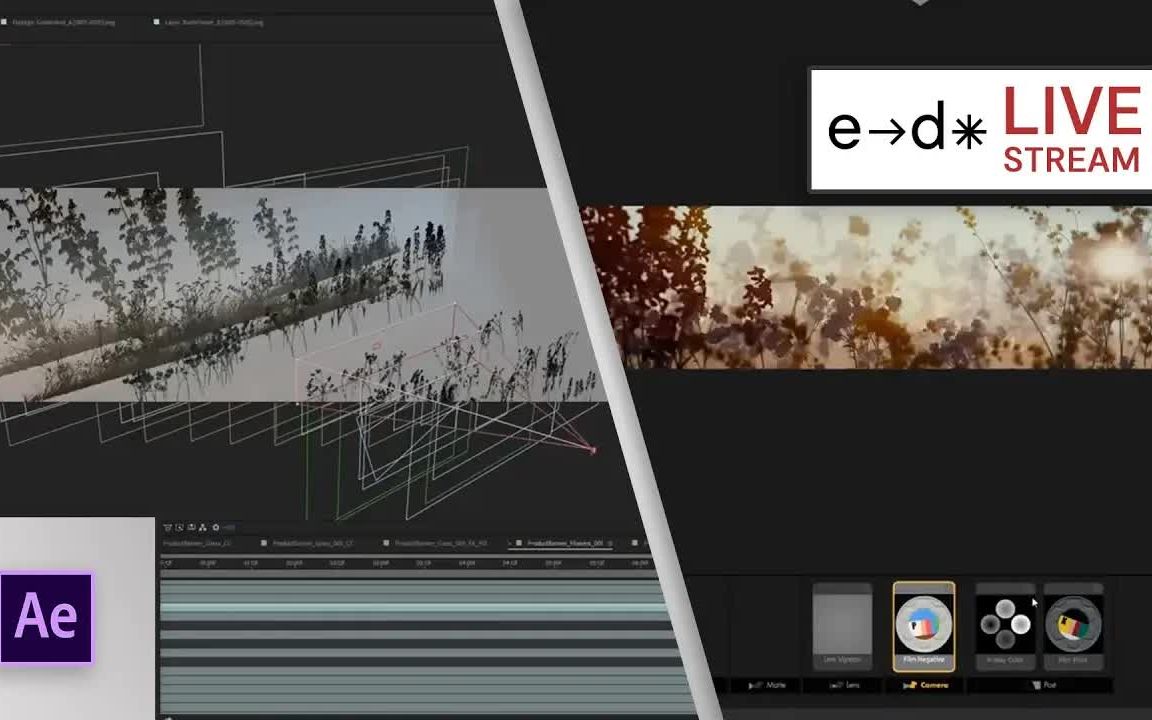 AE教程 使用简单动画资源创建逼真环境