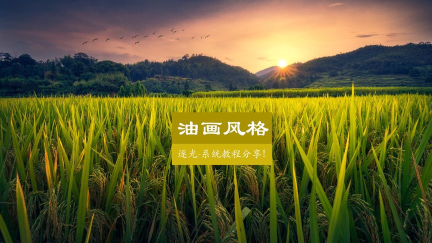 ߓ�后期教程-油画风格:简单几步,打造梦幻的油画效果!#摄影 #ps