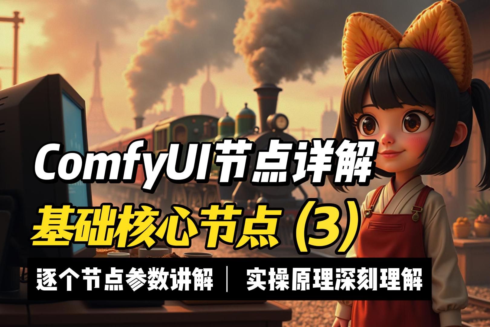 [ComfyUI核心节点(三)]助力每个人突破瓶颈!纯干货,手把手详细教学