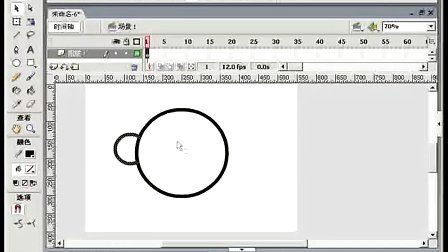 计算机网页制作软件视频教程 flash入门视频教程20 圆的实例