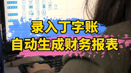 录入丁字账,自动生成财务报表