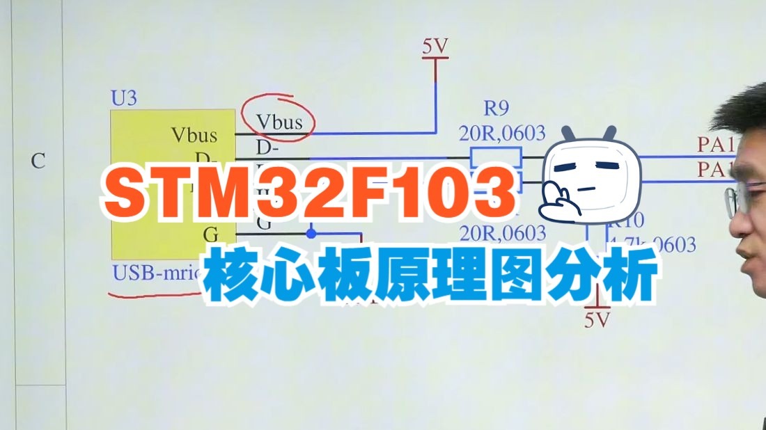 【单片机】STM32F103核心板原理图分析