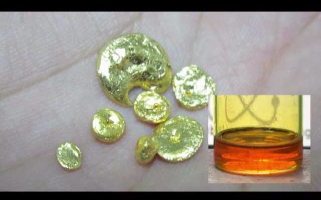 【化学实验/NurdRage】从氯金酸中提取黄金 中字