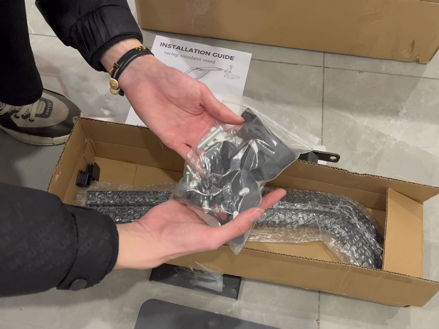 适配【罗技G29/G923方向盘】支架的安装教程