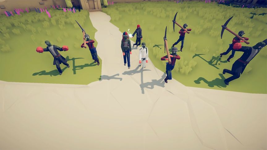 《全面战争模拟器》僵尸闯关02:加了几个模组,僵尸的队伍壮大了