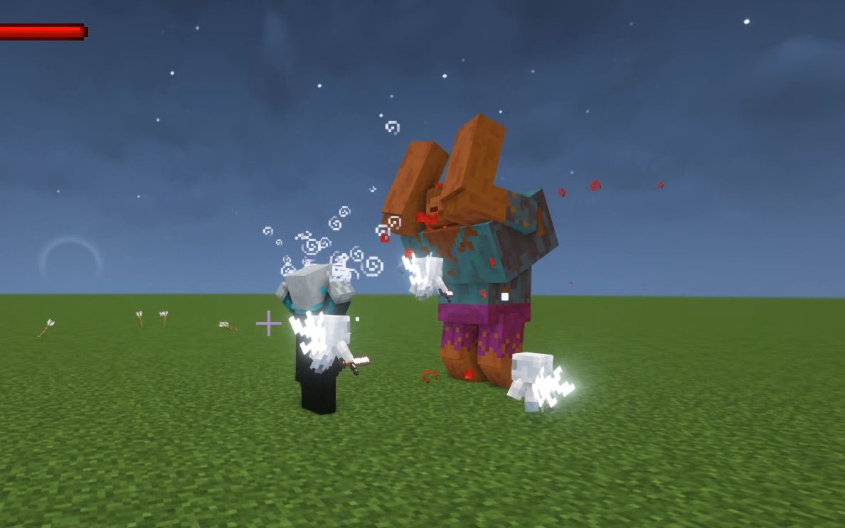 Minecraft (我的世界):死灵法师 vs 突变生物_单机游戏热门视频