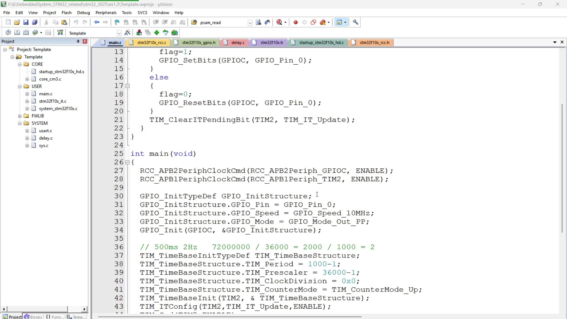 5.3_TIM_定时器输出PWM(标准外设库)