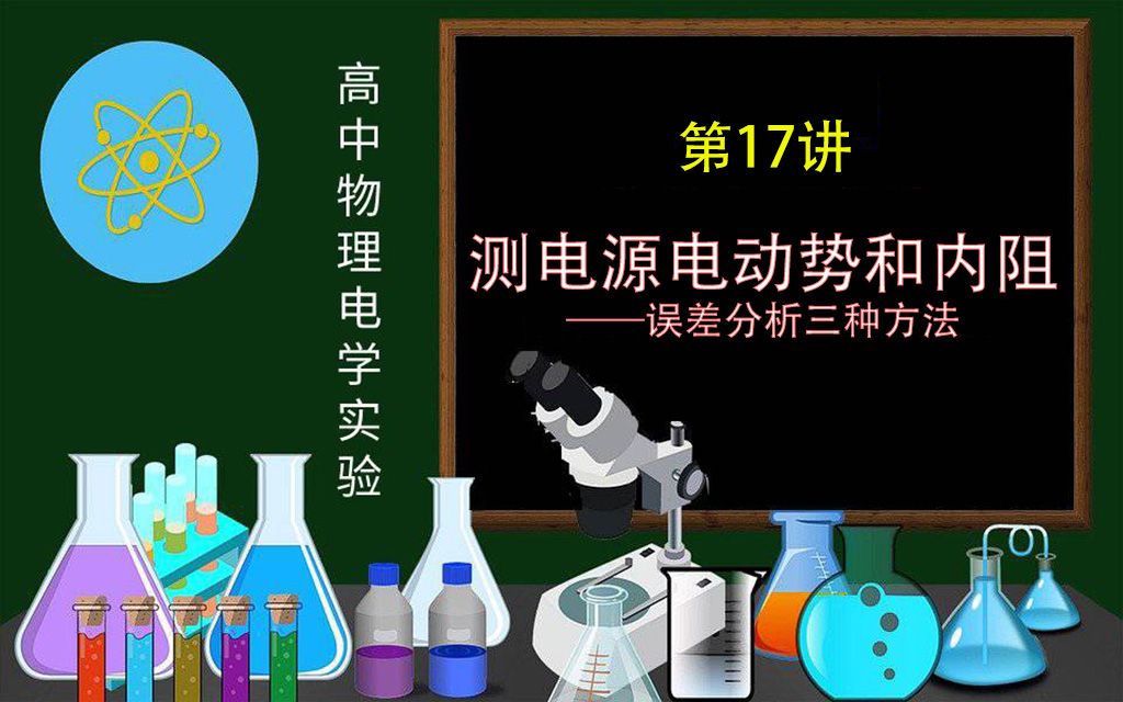 17测电源电动势和内阻误差分析三种方法