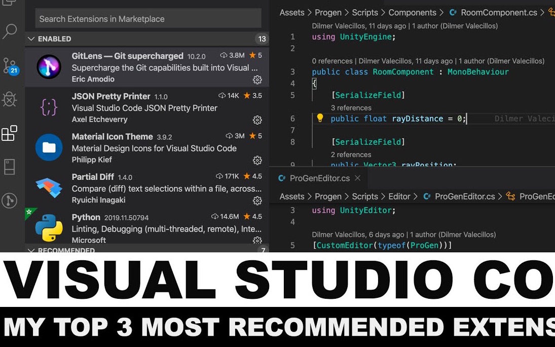 Visual Studio代码提示和技巧-我最推荐的3个VS代码扩展!