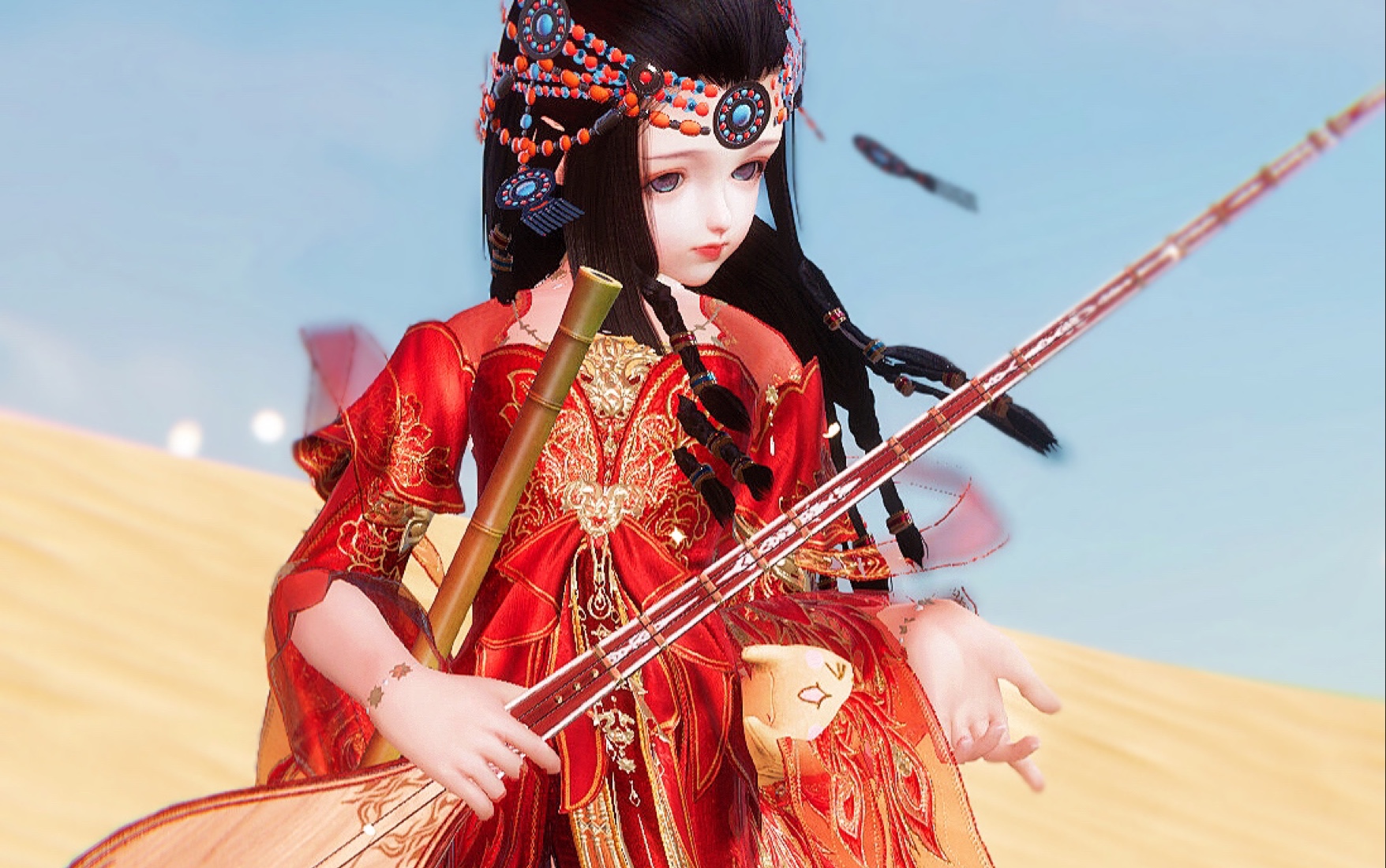 【剑网3】萝莉六代七夕盒子 「花醉良辰」衣服•凤卜的异域打开方式...