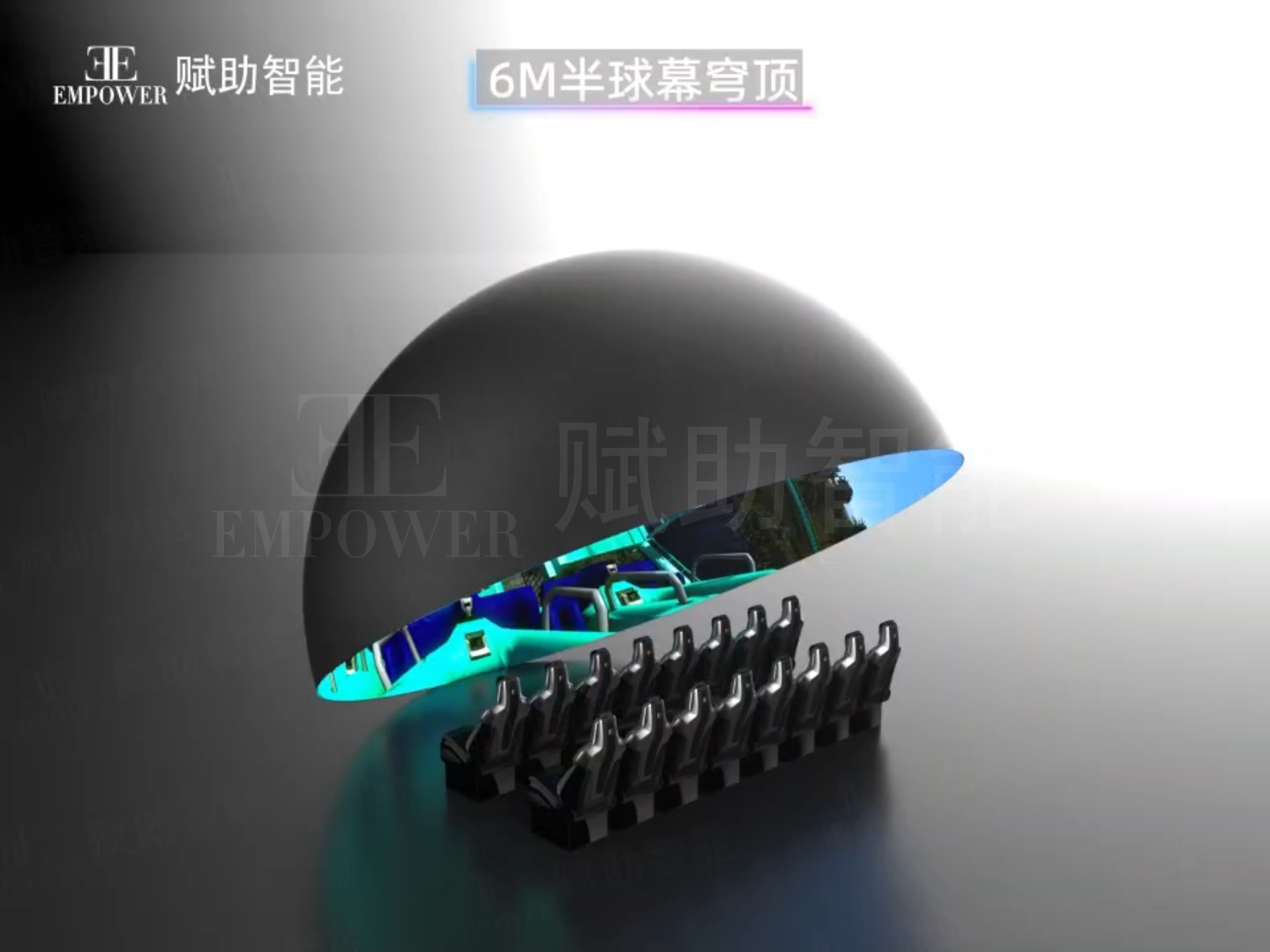 赋助智能LED球幕飞行影院:演变与应用形态!