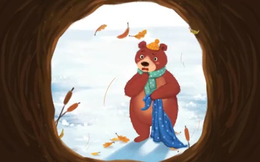 英文绘本故事分享| A Winter Cave for Bernard怕黑的伯纳德