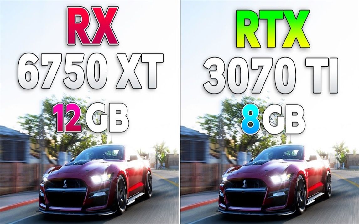 ...3070Ti 8G 显卡对比(1440P分辨率测试,CPU为R9 5900X) 1080P视频