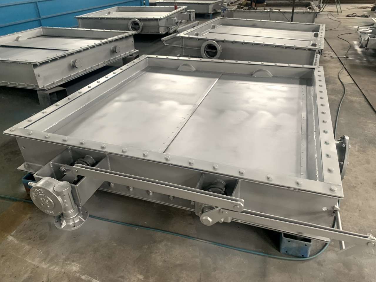 电动调节定制矩形通风插板门 烟气密封风机脱硫插板挡板风阀门