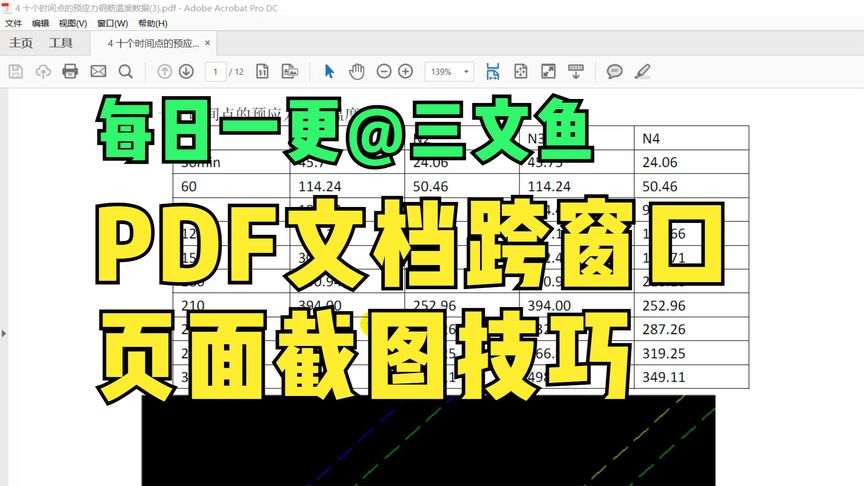 Acrobat pdf编辑器-截图工具-跨窗口截取pdf内容