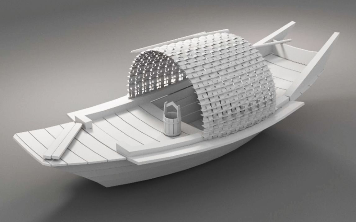 3DMAX零基础建模教程-船模型制作 超简单场景案例讲解3DMAX建模...