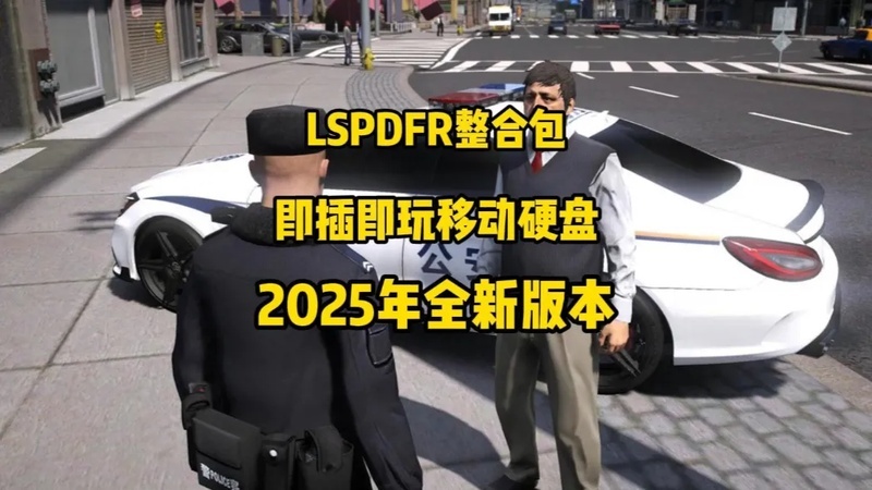 硬盘插在电脑上就可以体验LSPDFR执法模组了