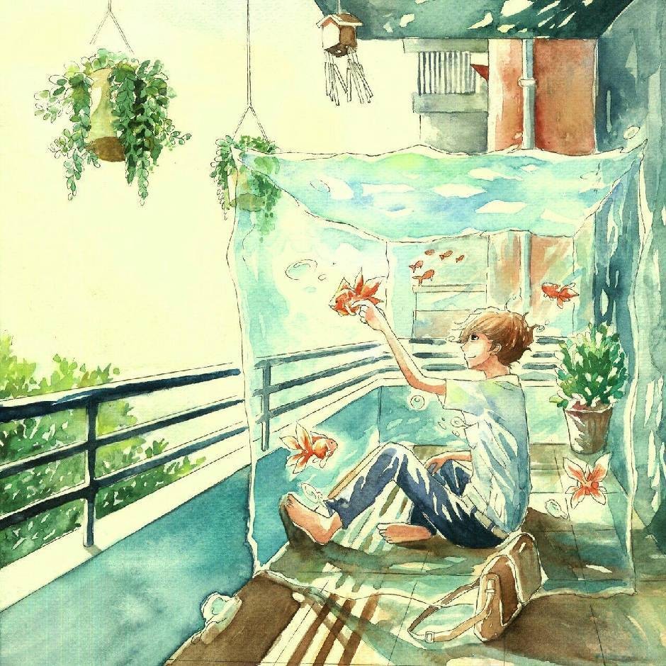 白颜色的花猫 
