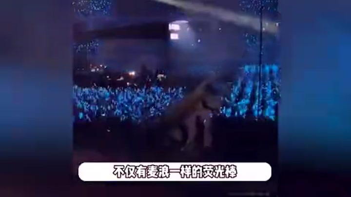 凤凰传奇演唱会现场堪比军训,荧光棒整齐似麦浪,强迫症福音