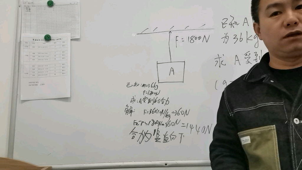 八年级物理 合力计算分析