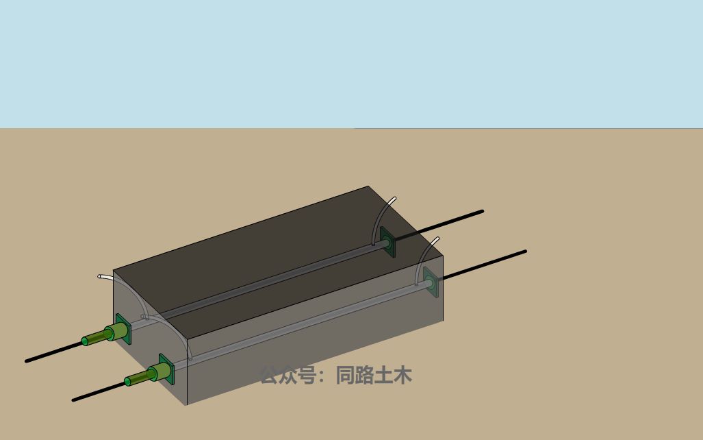 后张法预应力筋施工动画