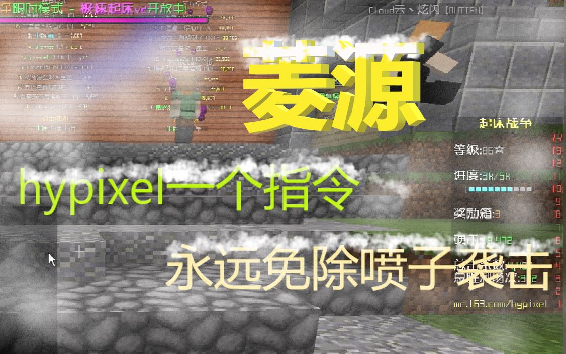 在hypixel服务器告别喷子广告小学生,这个指令很有用