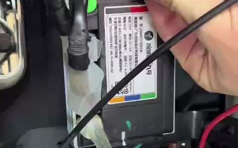 九号铅酸改锂电计量器安装视频