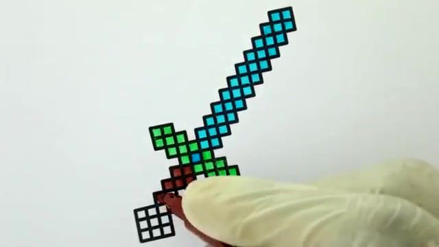 儿童简笔画：我的世界武器装备
