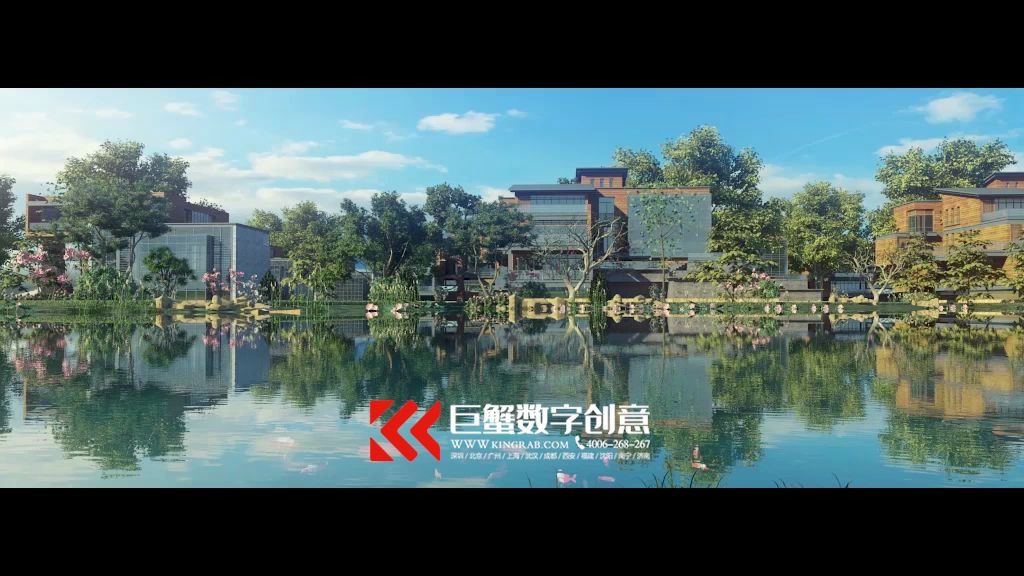 【济南三维动画】天全水城概念规划多媒体3D动画汇报演示