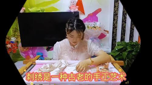 传承弘扬中国传统文化一针一线绣