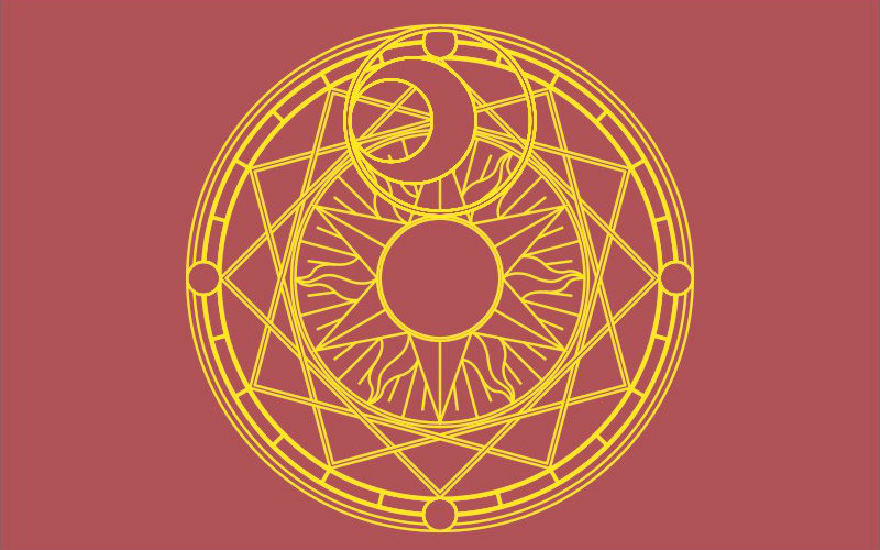 教你画一个库洛魔法阵