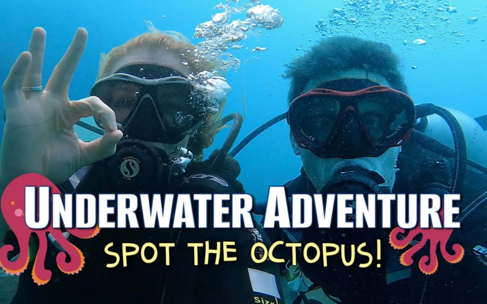 【Maddie Moate】海底大探险「你能找到章鱼ߐ�吗」