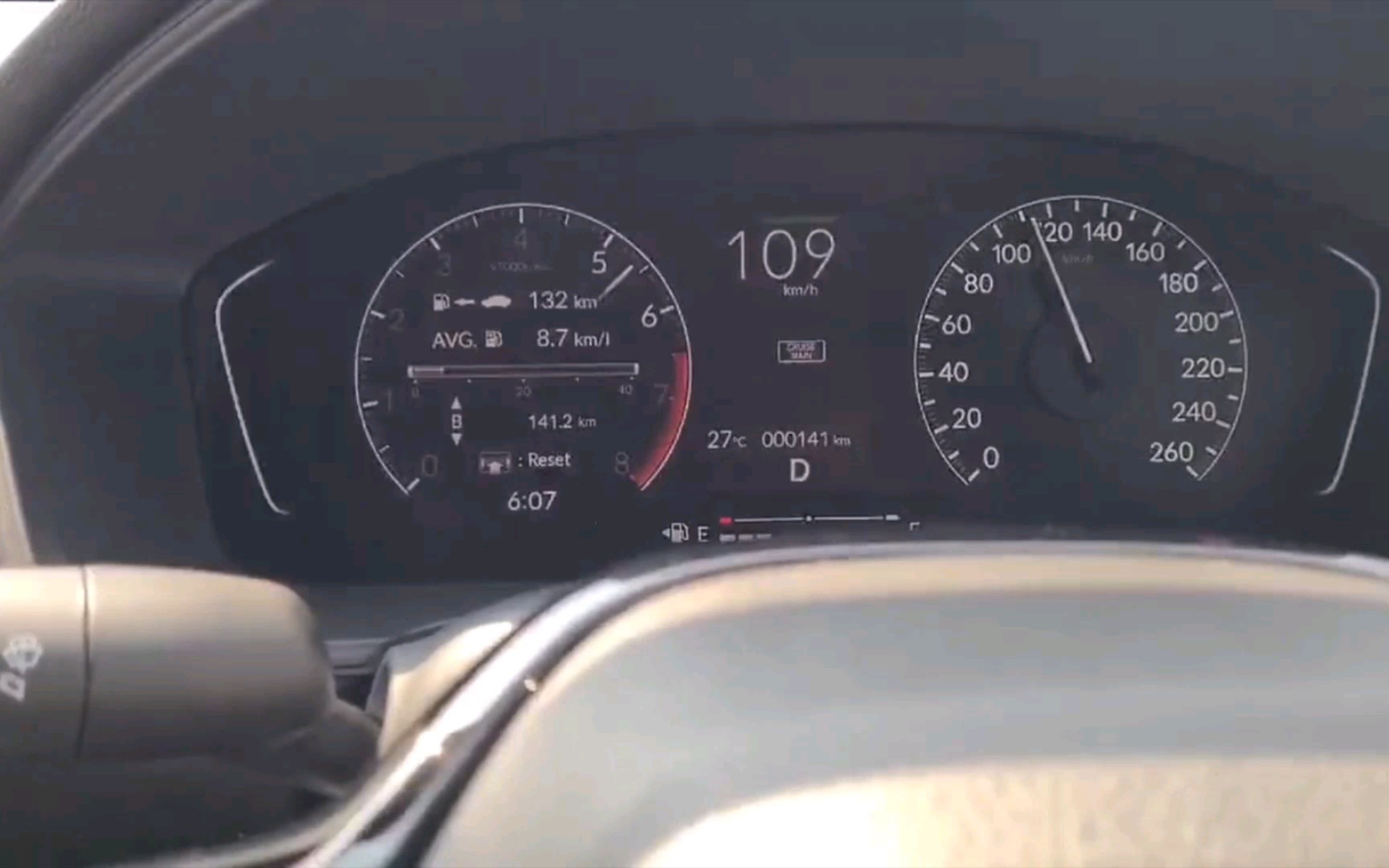 十一代本田思域1.5T 0-100km/h加速测试