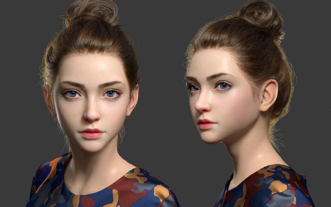 【次世代人物】Maya写实欧美人物教学