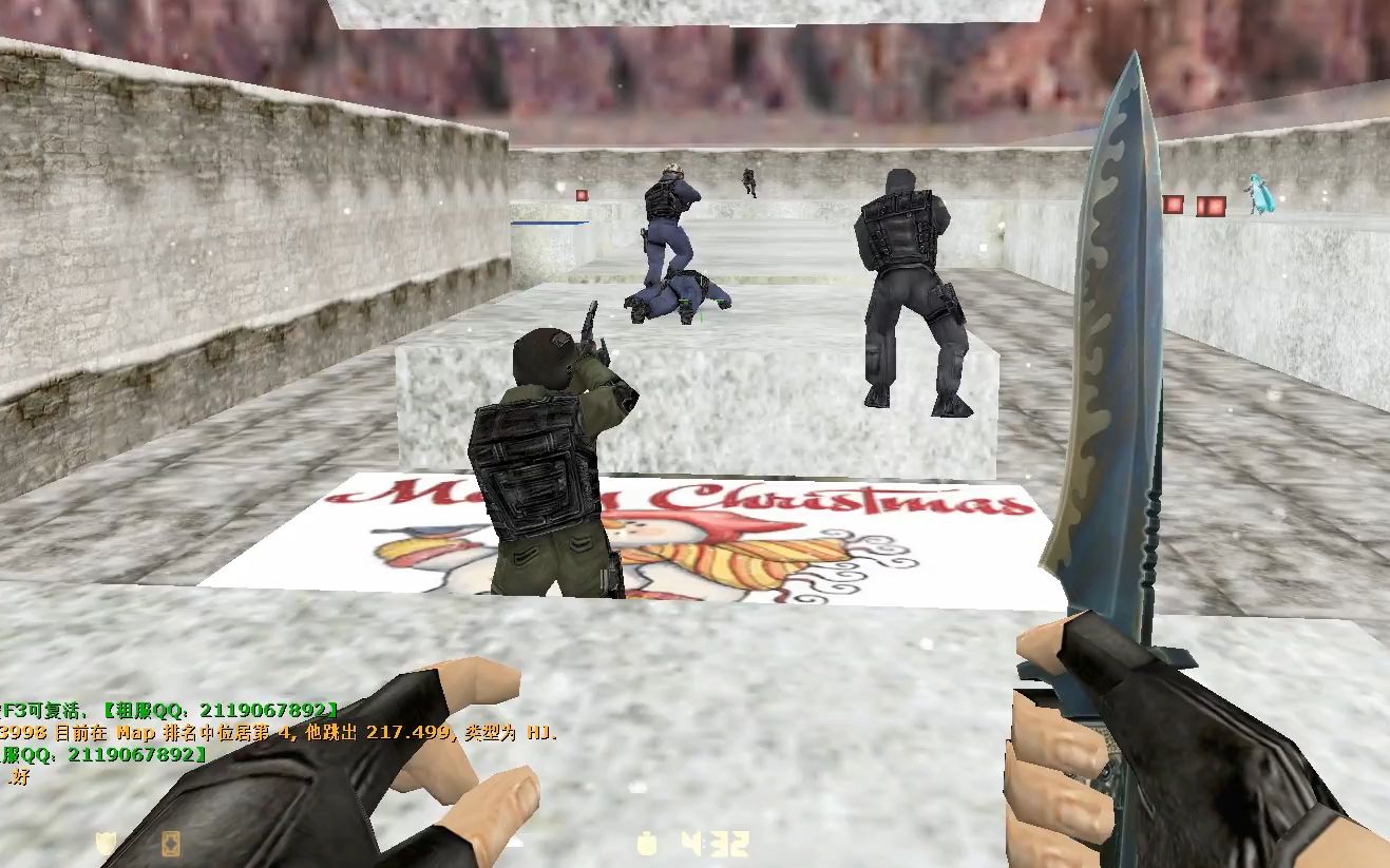 CS1.6最原始的死亡跑酷模式 豆客平台跳跃服 deathrun_2010