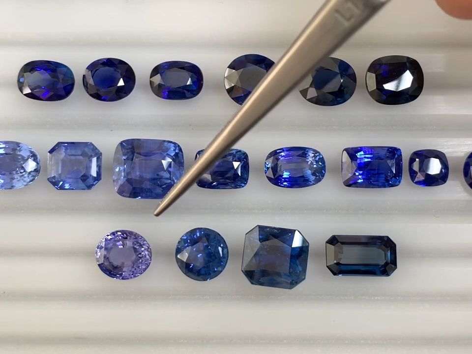 蓝宝石有多少种颜色?皇家蓝,矢车菊.一个视频教你看清楚
