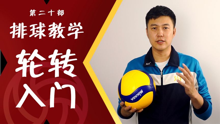 排球教学#20 轮转站位搞得通 上场从此不发懵