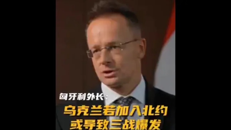 果然视频·看天下|匈外长:乌克兰加入北约或导致三战爆发