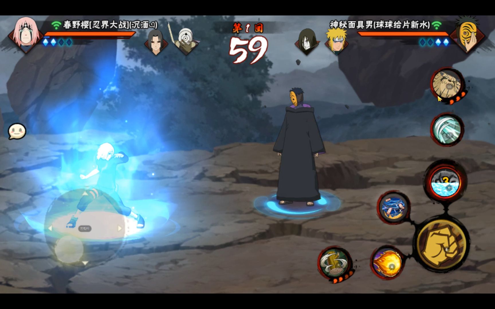 两个弱智火影模拟器玩家