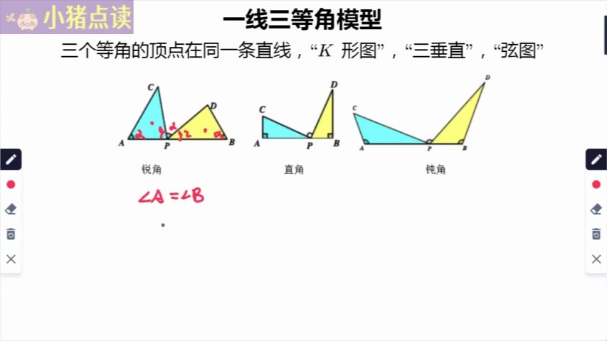 ...版初中数学中考必备48个解题模型之三角形全等相似一线三等角模型