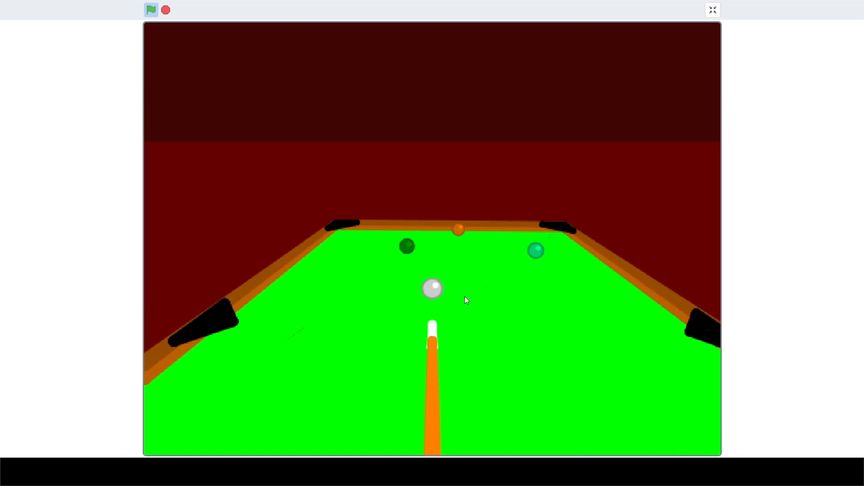 Scratch制作3D桌球,打一局吧