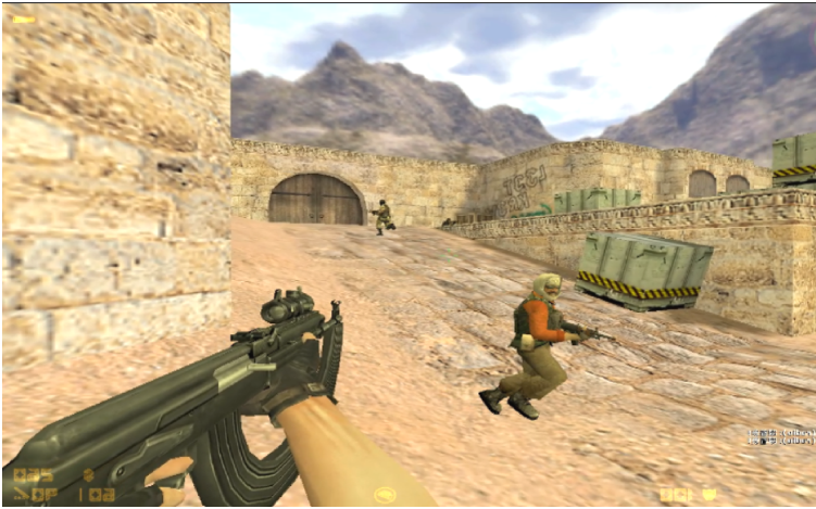 假如CS1.6竞技模式能使用旋风AK.