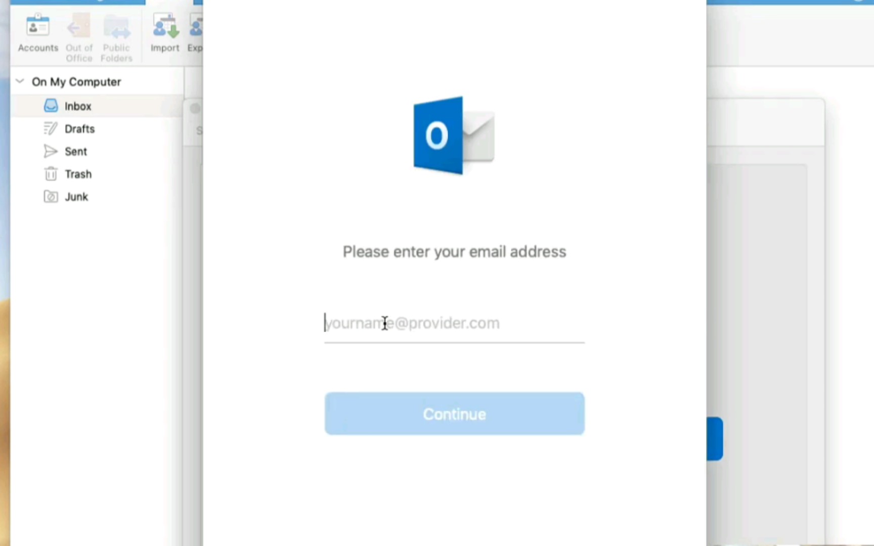 【Apple】在MAC设置Outlook 2019邮箱