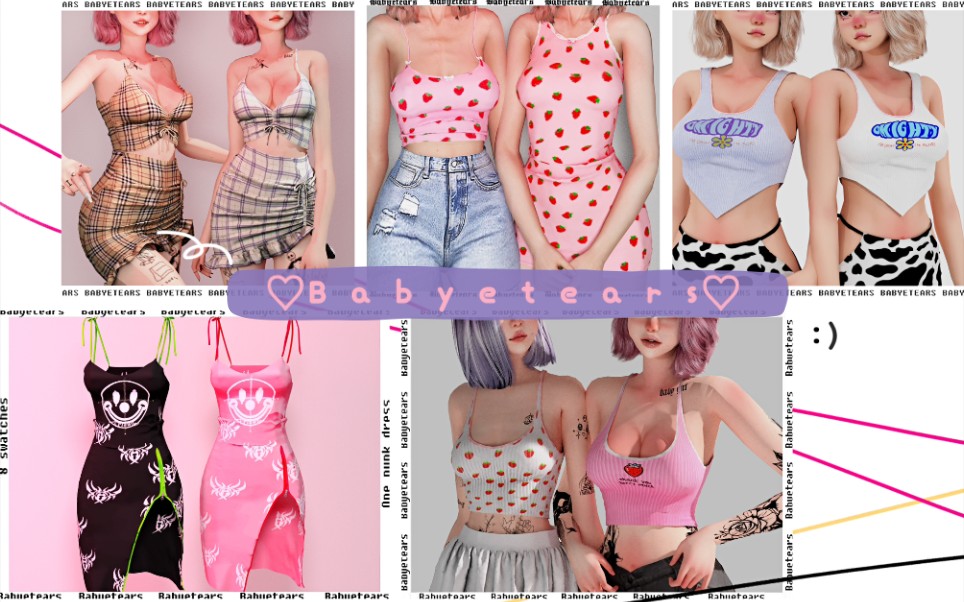 模拟人生4‖mod分享‖♡B a b y e t e a r s♡