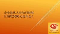 企业退休人员什么时候退休才能领取5000元的退休金